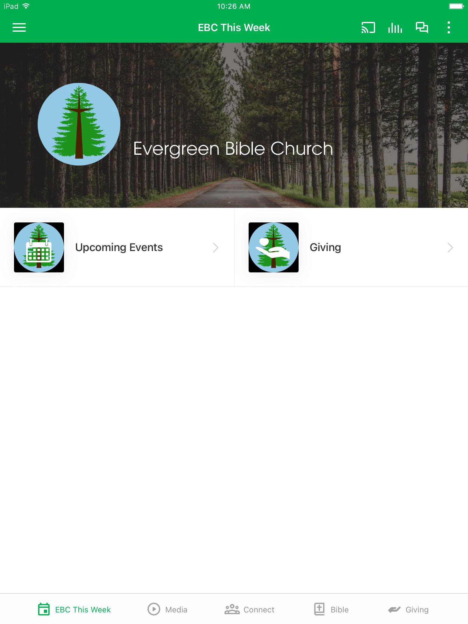 App - Evergreen Bible Church
