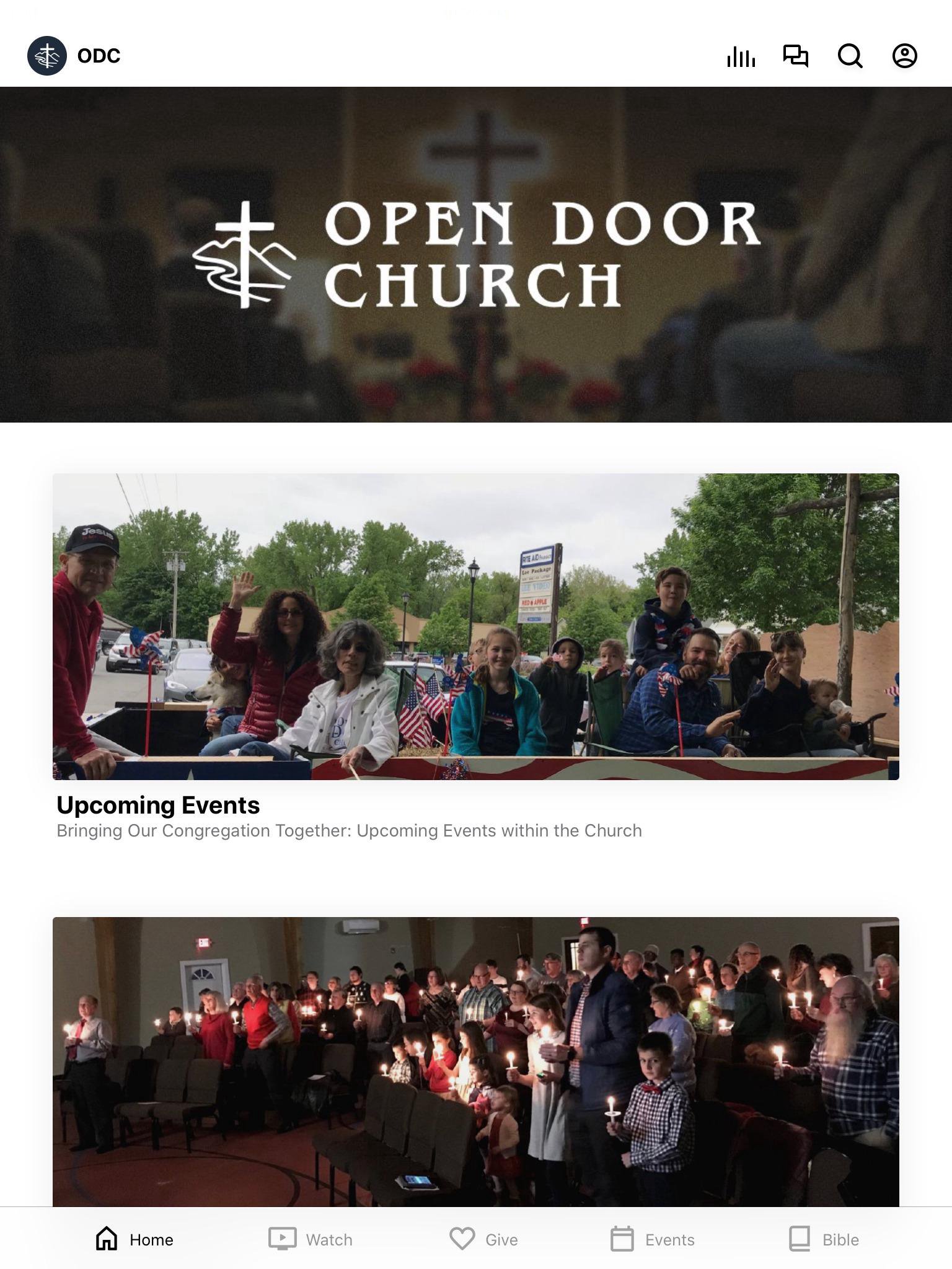 App - Open Door Church