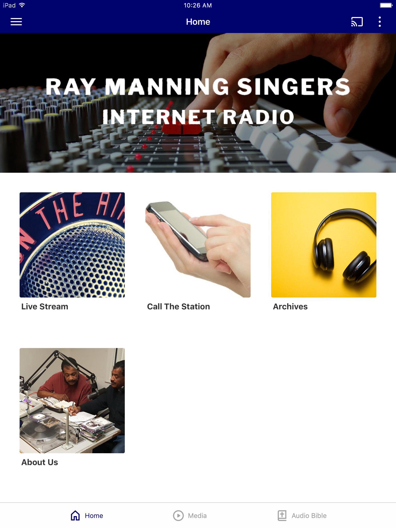 App - Ray Manning Singers Internet Radio