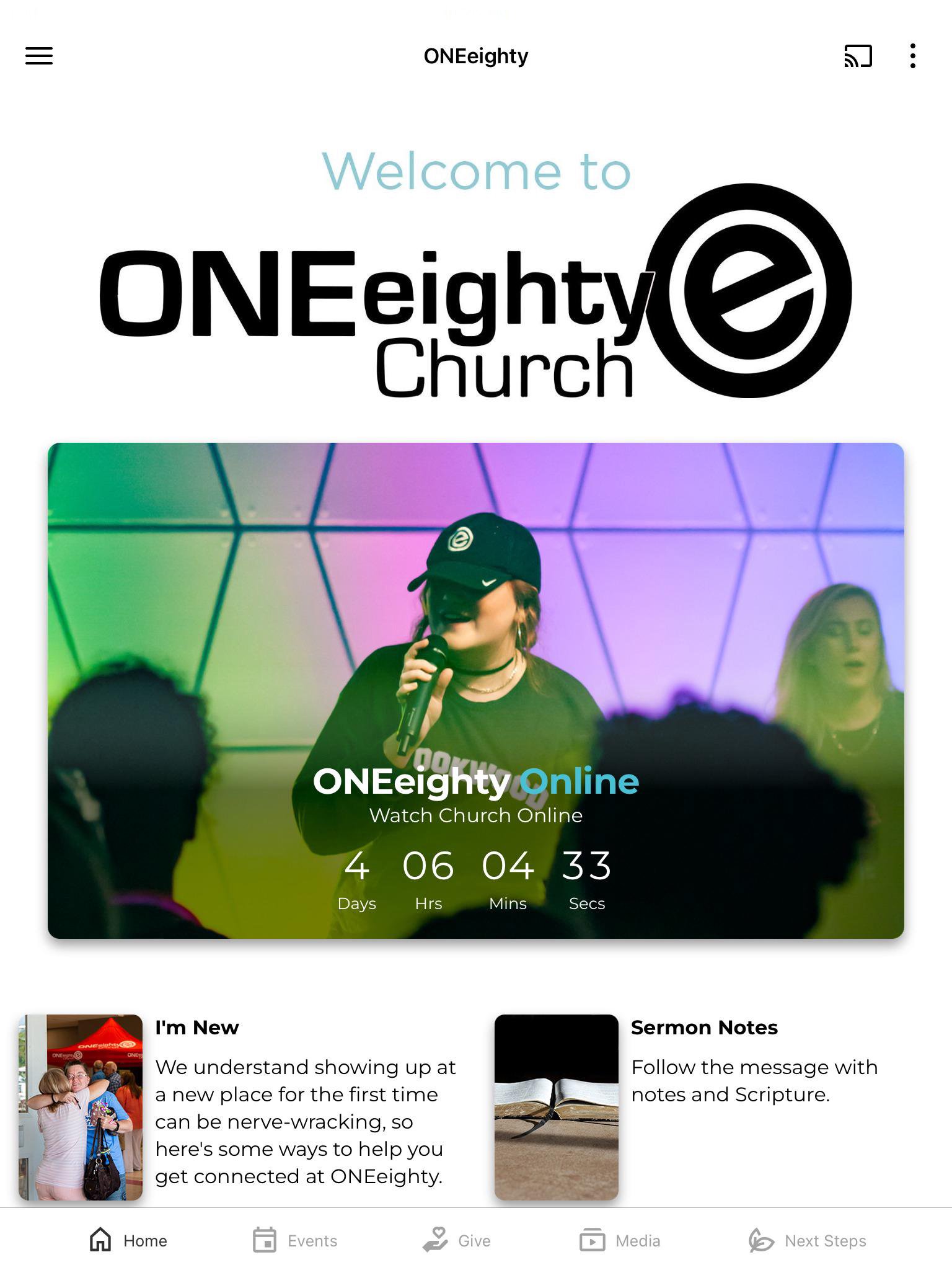 App - ONEeighty Church