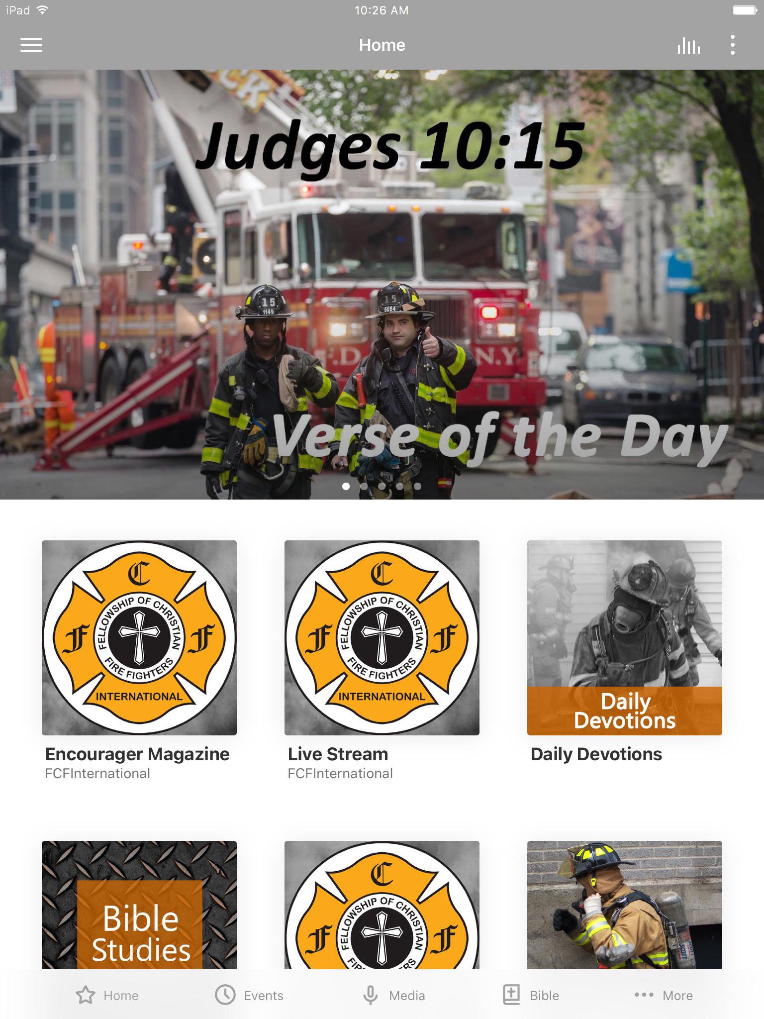 App - Christian Firefighter Hub