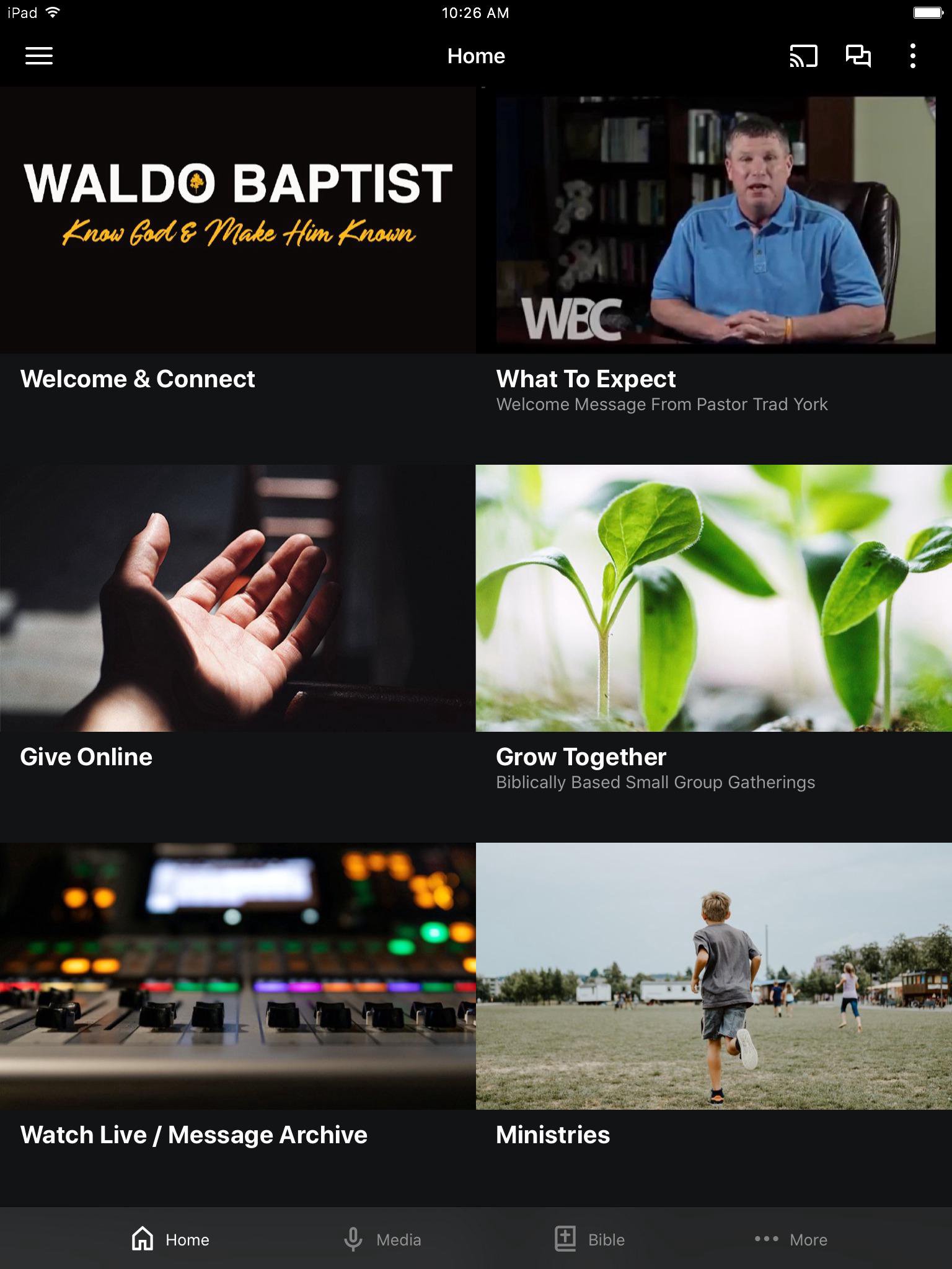App - Waldo Baptist Church