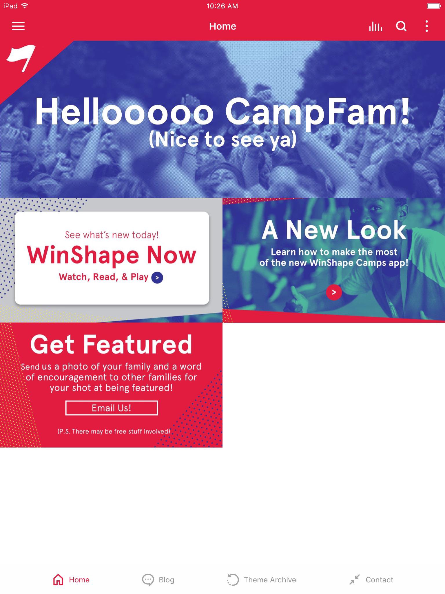 App - WinShape Camps