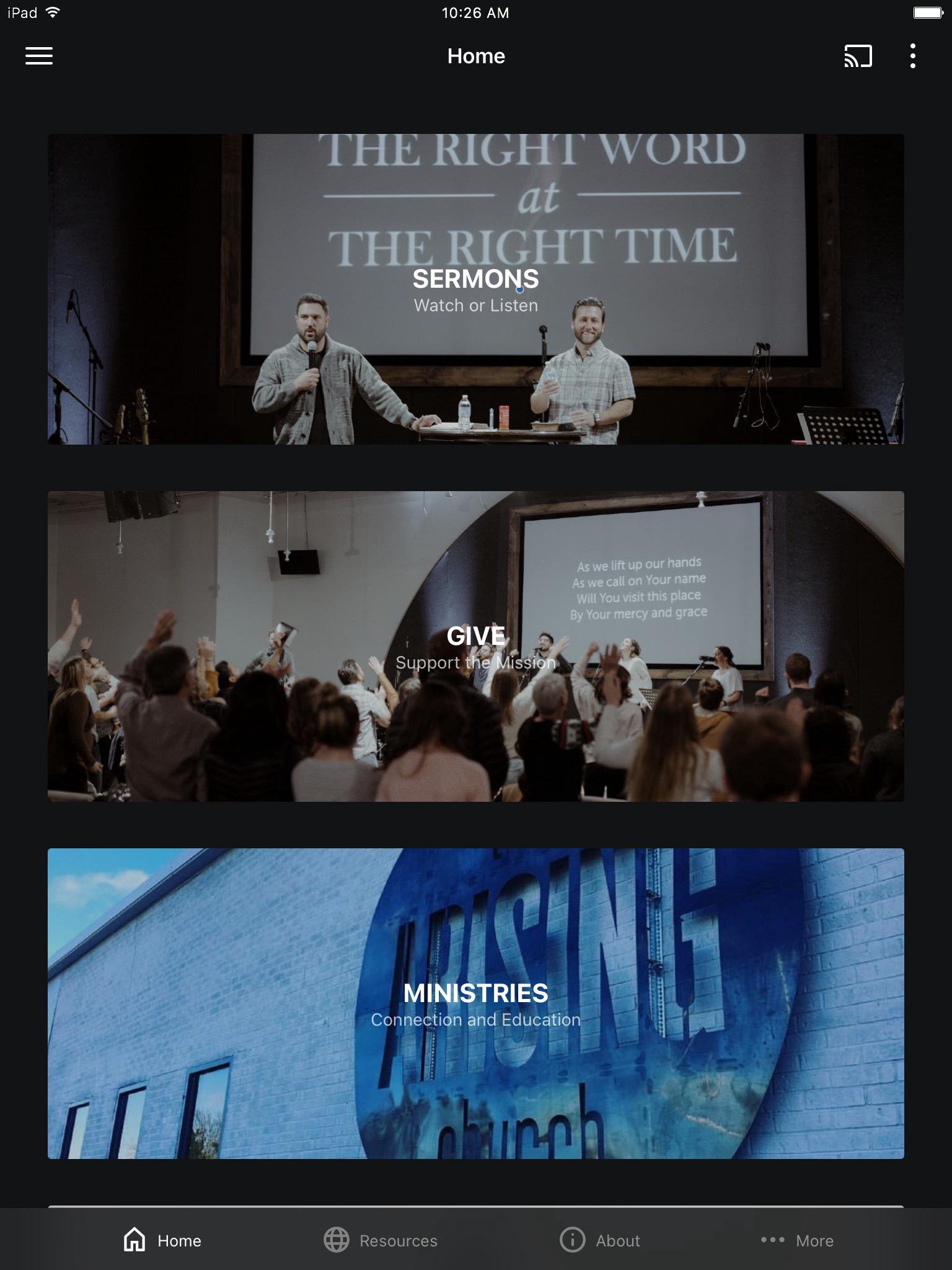 App - The Arising Church