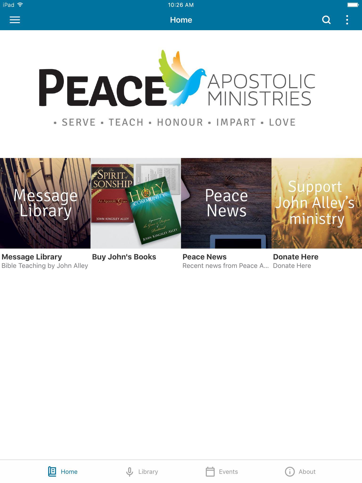 App - Peace Apostolic Ministries