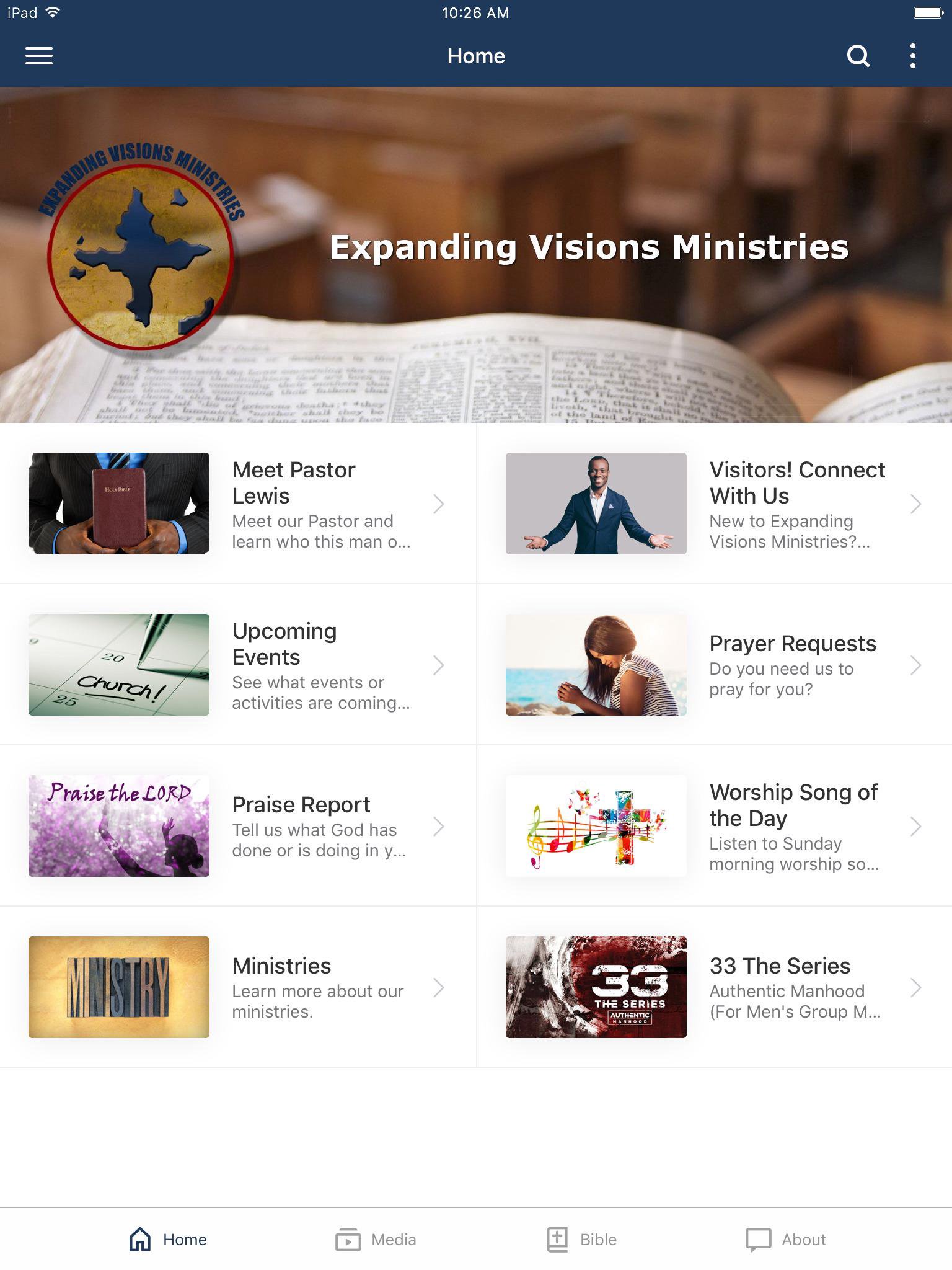 App - Expanding Visions Ministries