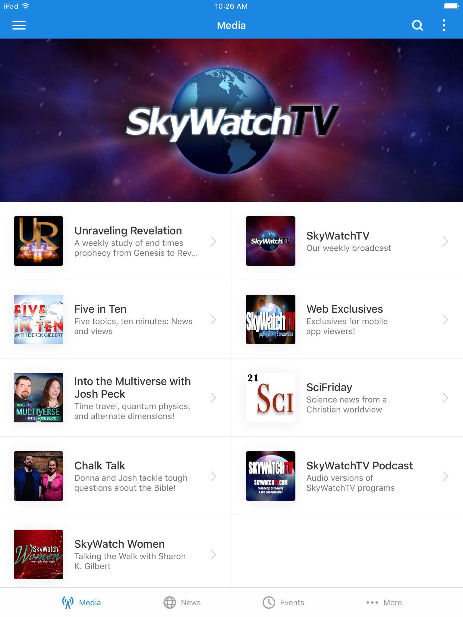 App - SkyWatchTV App